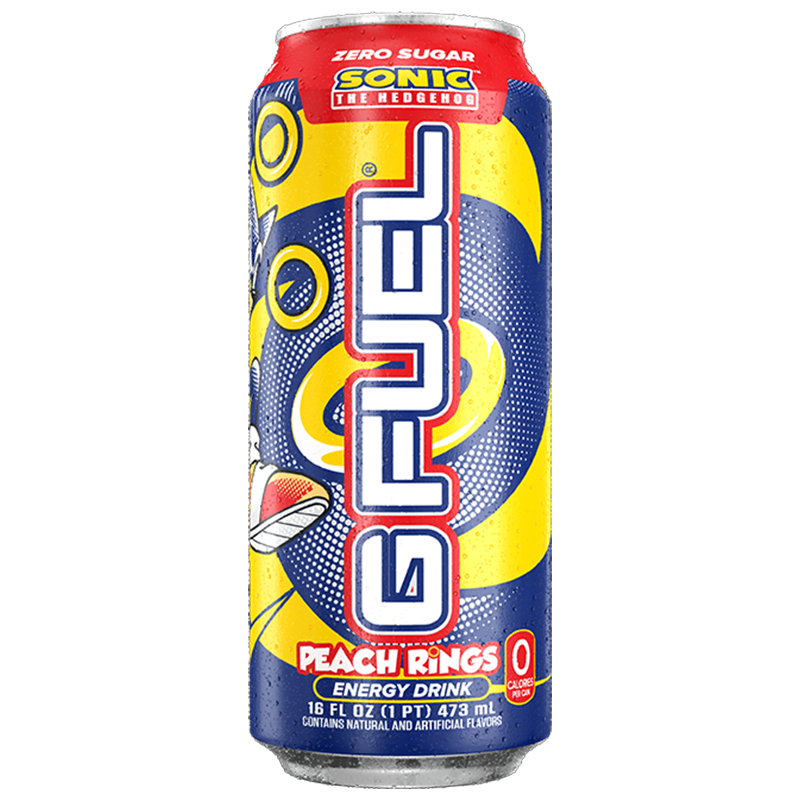 G FUEL Sonic Peach Rings | American Sodas In The UK | Sweetiz