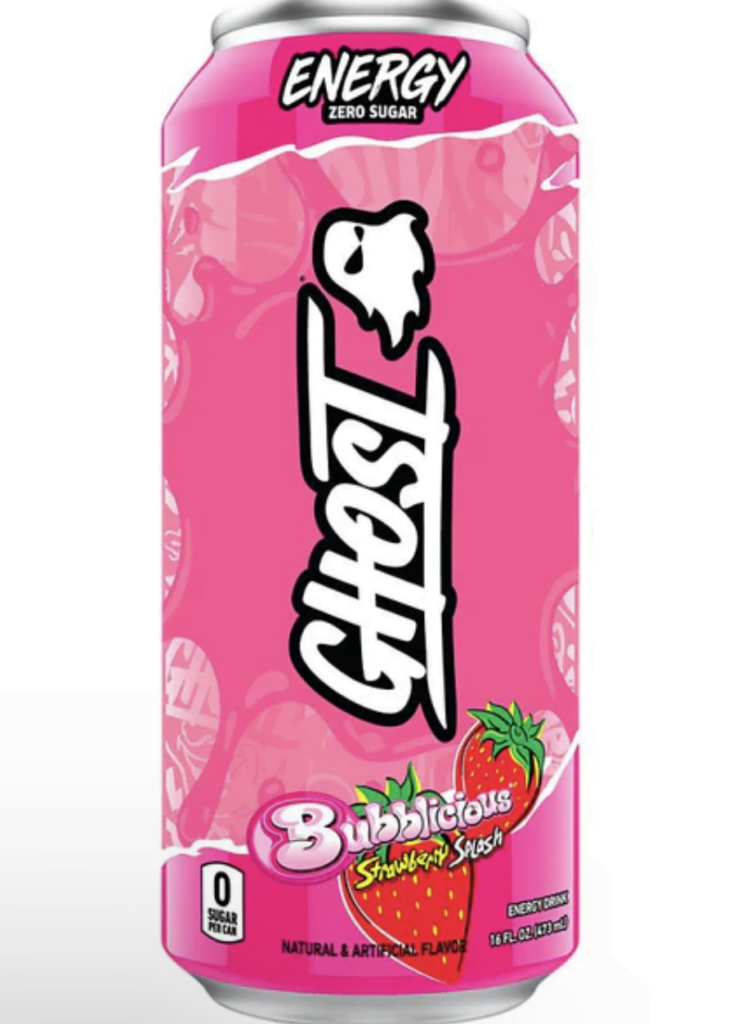 Ghost Bubblicious Strawberry Splash (473ml) - Sweetiz